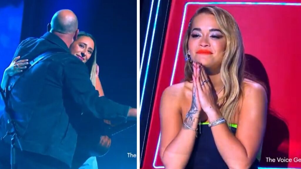 Emotional Dad And Daughter Duet By Caitlin And Tim Has The Voice Coach ...