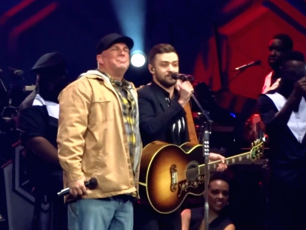 Country Superstar Garth Brooks Teams Up With Justin Timberlake For A ...