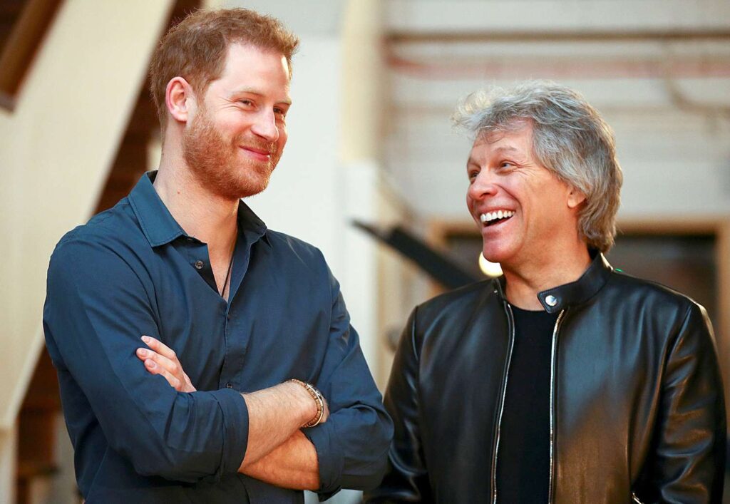 Prince Harry and Jon Bon Jovi record charity song at Abbey Road