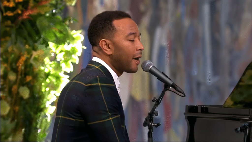 John Legend Performs Bob Marley’s “Redemption Song” at the 2017 Nobel ...