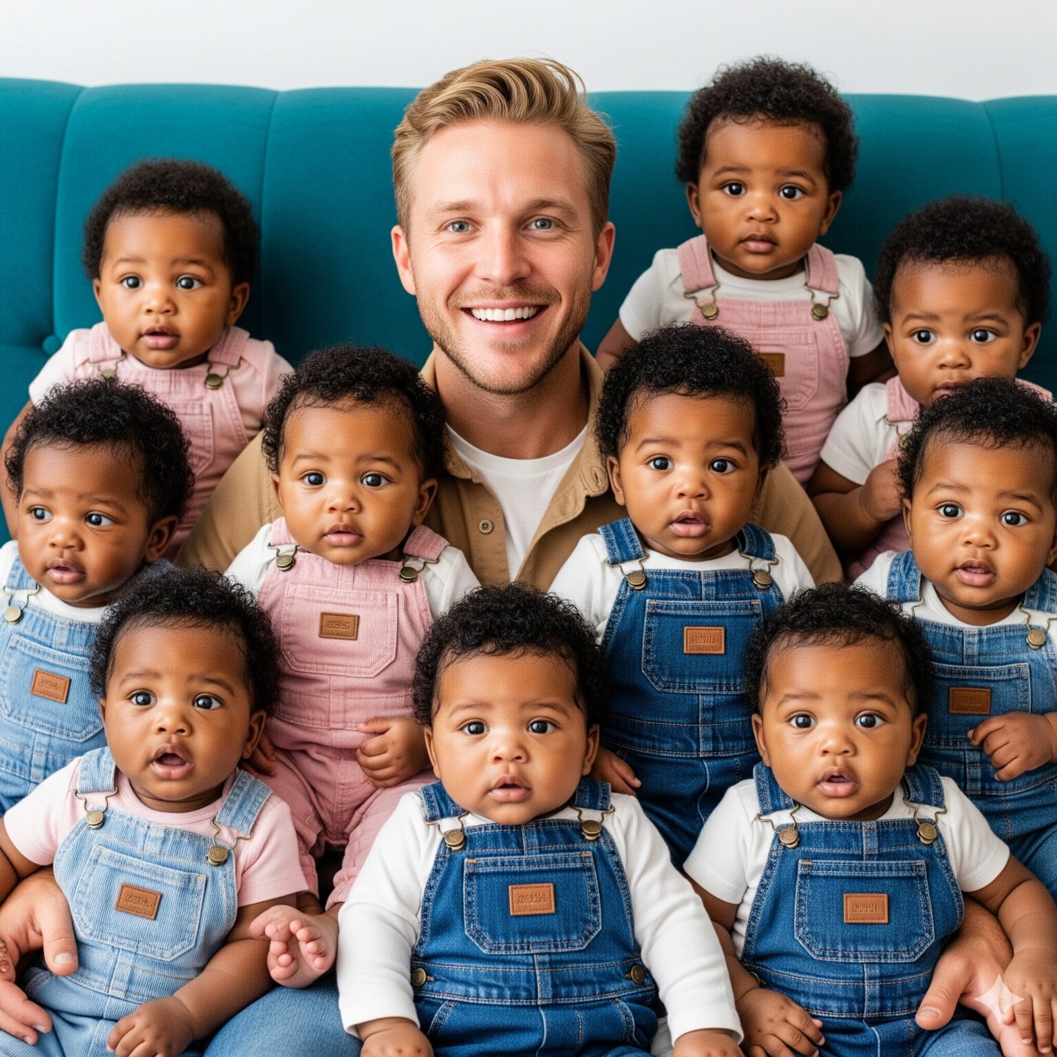 In 1979, he adopted nine Black girls nobody wanted—now, decades later ...